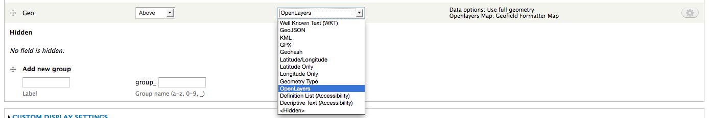 Make Google maps geolocation widget compatible with Geofield [#1129512] | Drupal.org